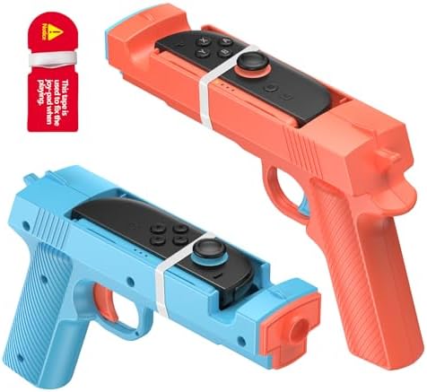 Amazon.com: FASTSNAIL 2 Pack Gun Controller for Nintendo Switch 2 ...