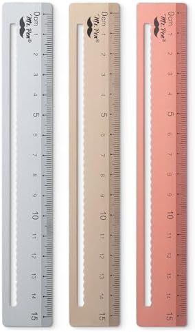 Amazon.com : Mr. Pen- Ruler, 6 inch Ruler, Pack of 3, Clear Ruler ...
