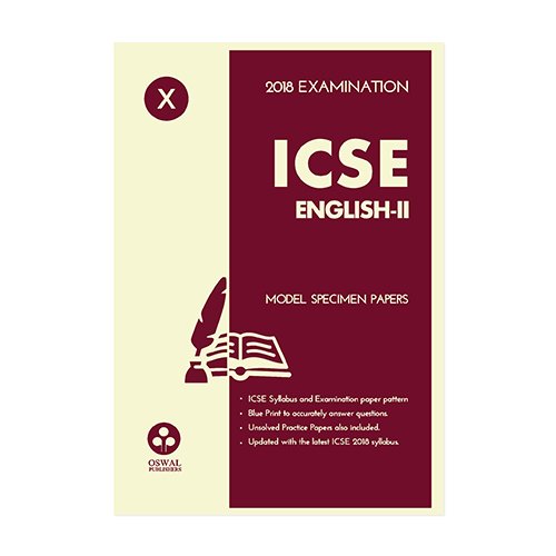 Amazon.in: Buy Model Specimen Papers for English 2: ICSE Class 10 for ...