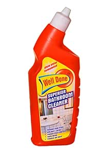 Well Done Bathroom Cleaner - 500ml (Pack of 2) | Fresh Shine | Removes ...
