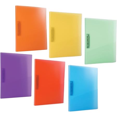 Amazon.com : Filexec Products Clamp Binder, Removable Spine Label, Pack ...