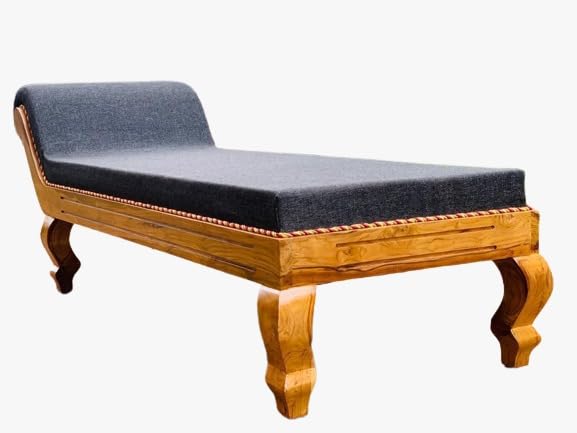 Kenza Bed Centre Teak Divan Coat - Living Rooms (Teak Wood) : Amazon.in ...