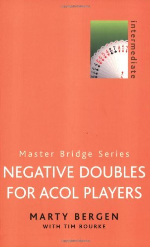 Negative Doubles for Acol Players (Master Bridge S.): Marty Bergen; Tim Bourke: 8601417483800 ...