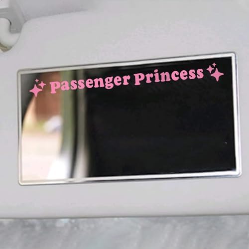 Amazon.com: BoAn 3 Pack Passenger Princess Stickers,Rearview Mirror ...