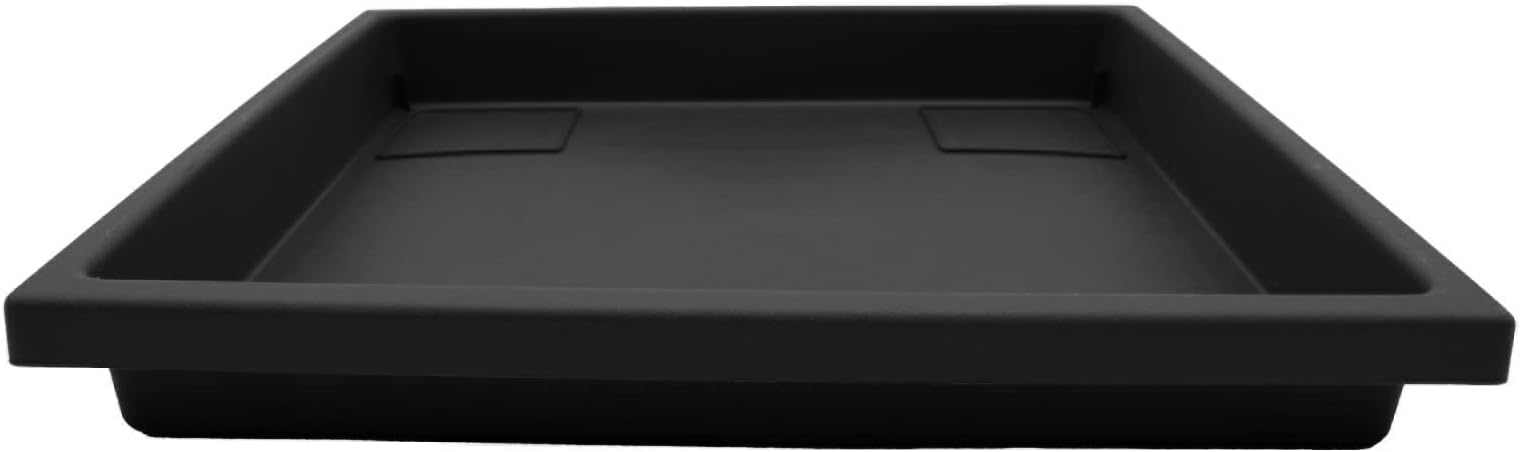 Amazon.com : Pinkunn Large Square Plant Saucer 18 20.5 Inch Black ...
