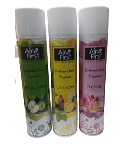 AIR FIRST Air/Room Freshener with different fragrance- Green Apple ...