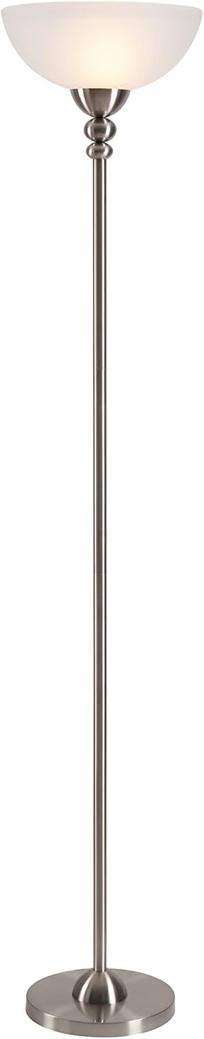 Kenroy Home 20969BS Baubles Floor Lamps, Medium, Brushed Steel - Floor ...