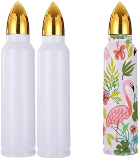 Amazon.com: Buwaters 2Pack of 17oz(500ml) Sublimation Bullet Stainless ...
