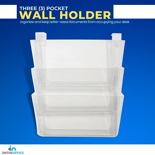 Snapklik.com : Wall File Holder, Wall Mount Clear Plastic File Holder ...