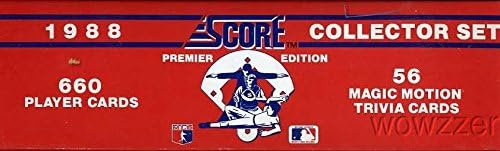 1988 Score MLB Baseball Factory Set with 660 Cards in Mint Condition at ...