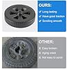 Amazon.com : UikJOY 8" Plastic Grill Wheels Replacement Parts for ...
