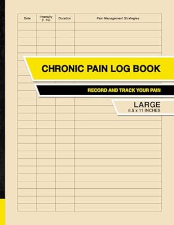 Chronic Pain Log Book: Record and Track Your Pain | Large: Believer, T ...