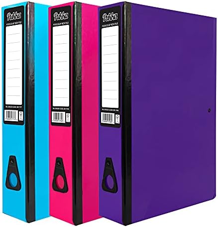 5 x Eastlight Classic Box file, Foolscap Assorted colours : Amazon.co ...