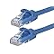 Amazon.com: Monoprice Cat5e 10ft Blue Patch Cable UTP 24AWG 350MHz Pure ...