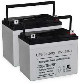 Amazon.com: UB12350 Compatible Sealed Lead Battery 12V 35AH - Pack of 2 ...