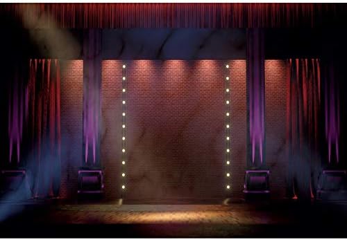 Amazon.com : OFILA Stage Backdrop 10x8ft Fabric Stage Lightingr ...
