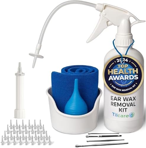 Amazon.com: Ear Wax Removal Tool by Tilcare - Ear Irrigation Flushing ...