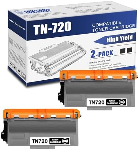 Amazon.com: TN720 Compatible TN-720 Black Toner Cartridge Replacement ...