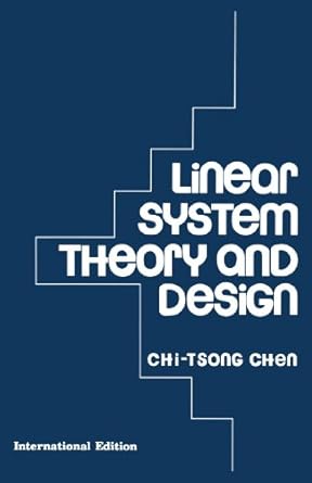 Linear System Theory and Design : Buy Online at Best Price in KSA ...