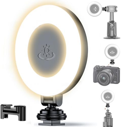 Amazon.com : LED Video Light, 360° Rotation LED Camera Light ...