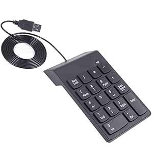 Amazon.in: Buy Kadaon USB Numeric Keypad - 18 Key Number Keyboard for Laptop, Notebook, PC ...