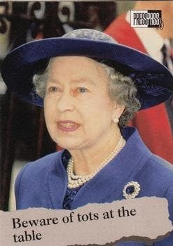Queen Elizabeth trading card (Royal Family) 1993 Press Pass #4 at ...