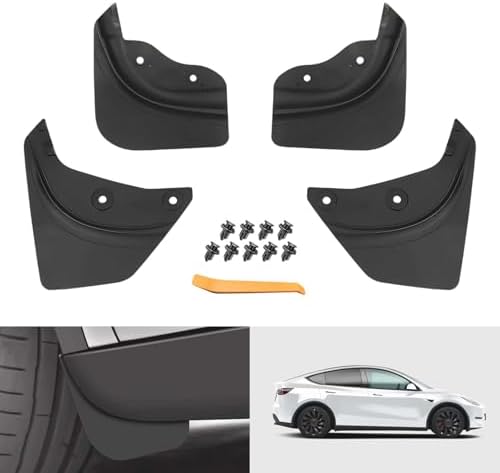 SKARORING 4 Pcs Upgraded Tesla Model Y Mud Flaps for Tesla Model Y 2024 ...