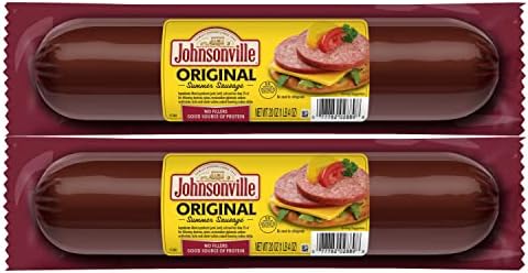 Amazon.com: Johnsonville Original Summer Sausages 2/20oz. Good Source ...