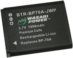 Amazon.com : Wasabi Power Battery for Samsung BP70A, EA-BP70A : Digital ...