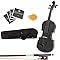 Amazon.com: Mendini 12-Inch MA250 Varnish Solid Wood Viola with Case ...