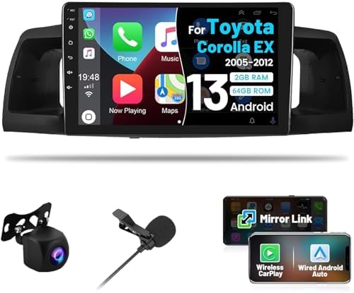 Amazon.com: 4GB RAM+64GB ROM for Toyota Corolla Radio 2006-2013 Car ...