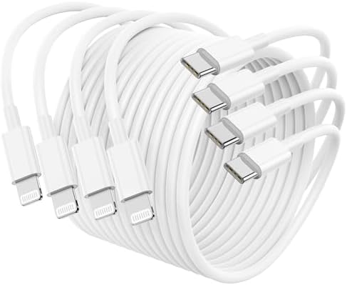 Amazon.com: USB C to Lightning Cable [Apple MFi Certified] 5 Pack 6/6/6 ...