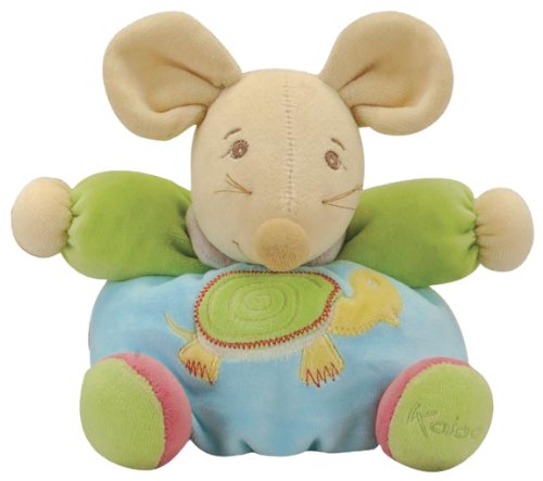 Amazon.com: Kaloo Mouse Turquoise Plush Toy, Blue, Small : Toys & Games