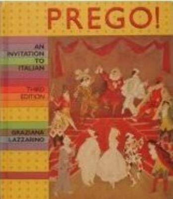 Amazon.com: Prego!: An Invitation to Italian (English and Italian ...