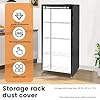 Amazon.com: MABCIRY Shelf Cover, Waterproof Storage Shelving Unit Cover ...