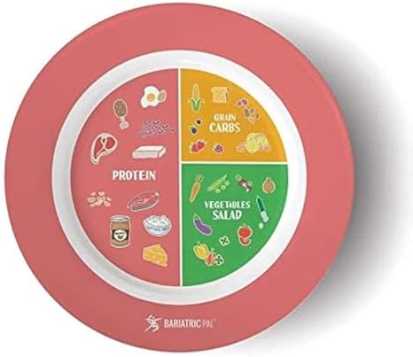 Amazon.com | Bariatric Portion Control Plate by BariatricPal 2.0 - Pink ...