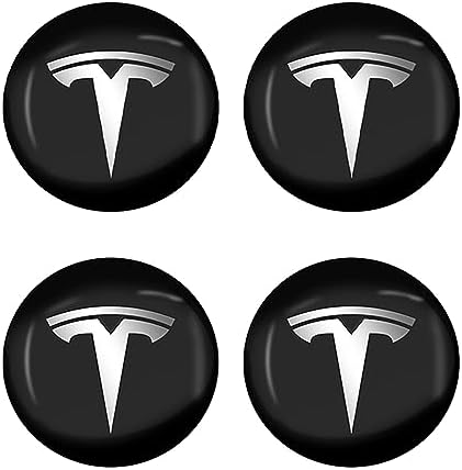 Amazon.com: FORAUTOMOD Car Hub Centre Caps for Tesla Model Y/3/S/X 56mm ...