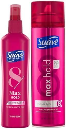 Amazon.com : Suave Aerosol Spray Maximum Hold Unscented Hairspray, 11 ...
