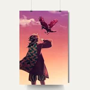 Giyu Tomioka Poster | Demon Slayer Anime - kimetsu no yaiba | Laminated ...