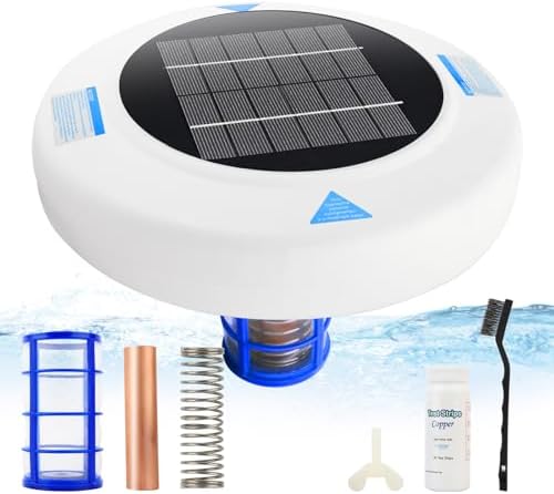 Amazon.com : Solar Pool Ionizer - Floating Solar Pool Cleaner with ...