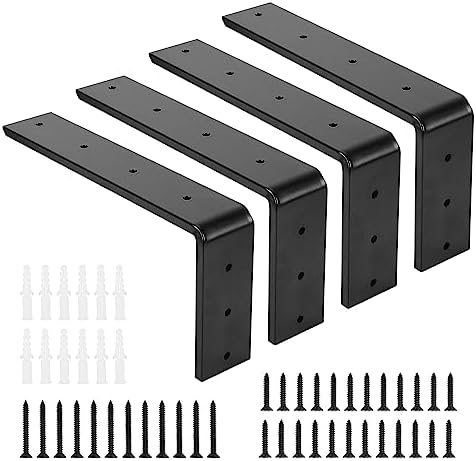 Amazon.com: 10 Inch Countertop Support Bracket 4 Pack Heavy Duty ...