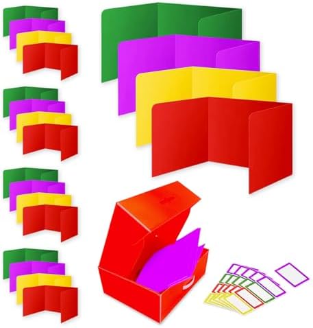 Amazon.com : 12 Pcs Privacy Boards Classroom Privacy Screen Bright ...