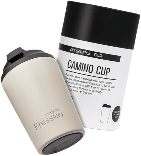 made by Fressko Reusable Coffee Cup (340 ml) - Double-Wall Insulated ...