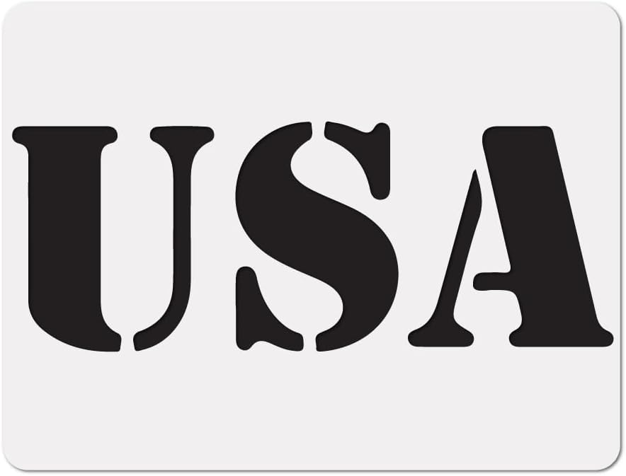 Amazon.com : U-Stencil USA Mini Stencil - USAOOS-203 : Arts, Crafts & Sewing