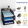 Amazon.com: Natwind 3-Tier Stackable Paper Tray, Metal Mesh Desktop ...