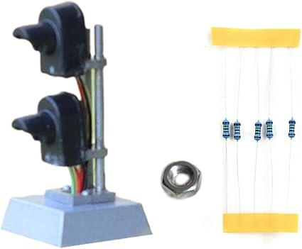 Amazon.com: HO Scale Dwarf Searchlight Signal Ground With 2 Targets ...