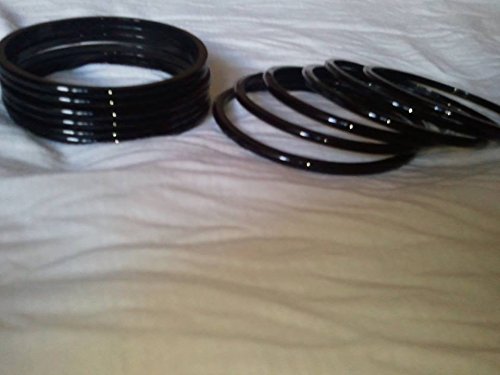 Buy Black Bangle Set of 12 at Amazon.in