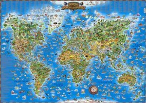 Children's Map of the World | Amazon.com.br