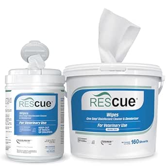 Amazon.com: REScue Wipes Bucket and Wipes Canister – Disinfectant for ...