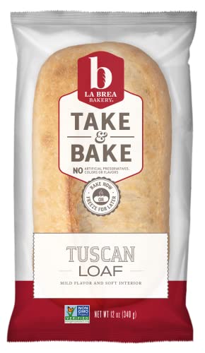 Amazon.com: La Brea Bakery Take & Bake Tuscan Loaf, 12 oz (Frozen ...